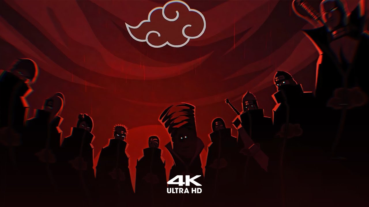 Akatsuki Clan in the Shadows 🌑 | 4K Live Wallpaper + Screensaver
