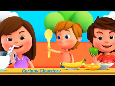 Yummy Buffet Food Song | Learning Food Song | Kids Songs & Nursery Rhymes | Cartany Glowstory