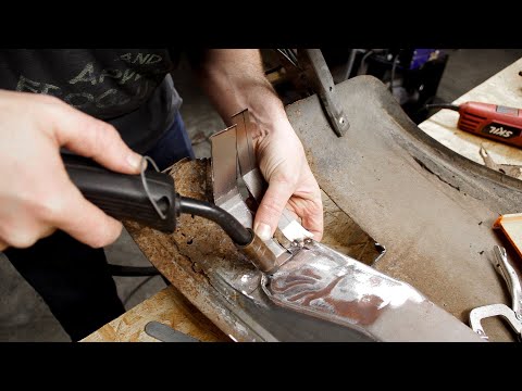 Fabricating Inner Lower Fender Brace with 22 Gauge Steel - Part 1