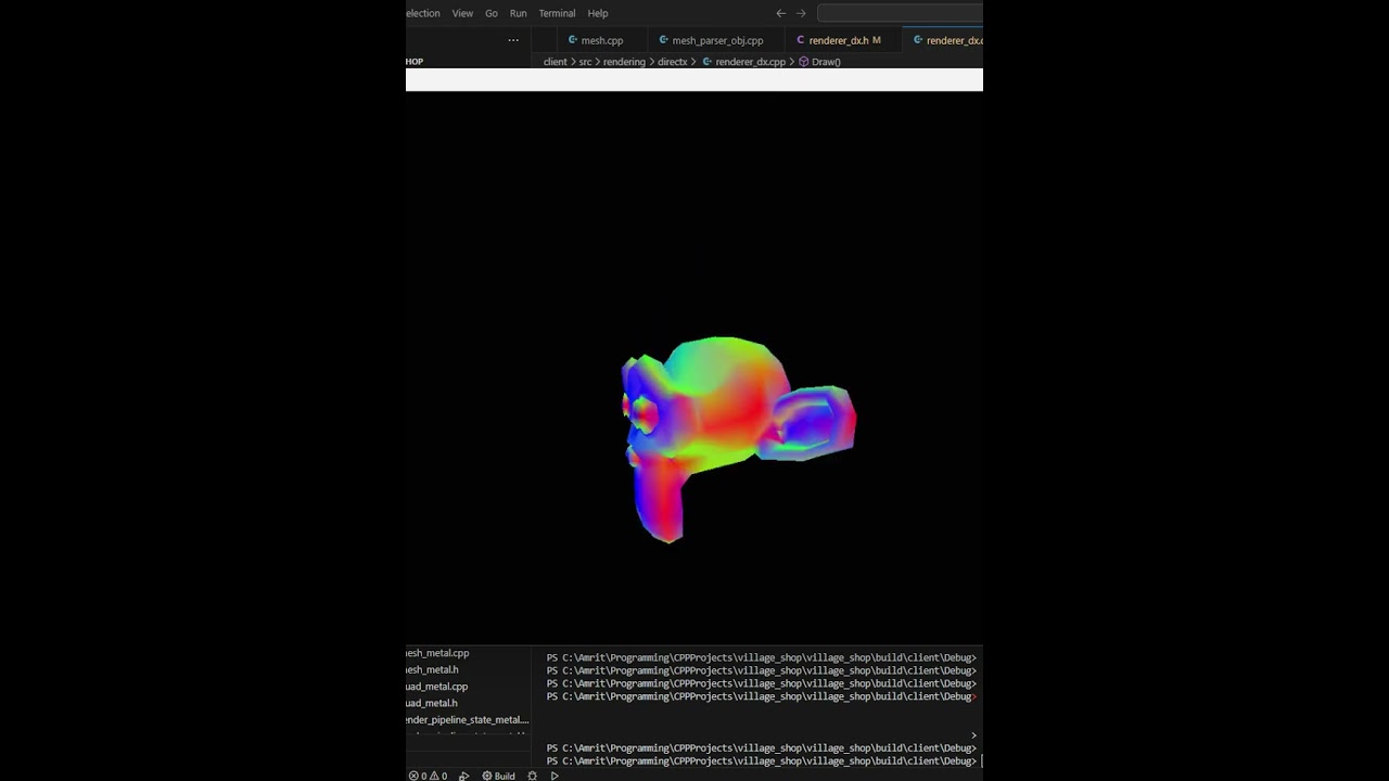 C++ Game Engine | DirectX 12 Demo - MVP(Model View Projection).