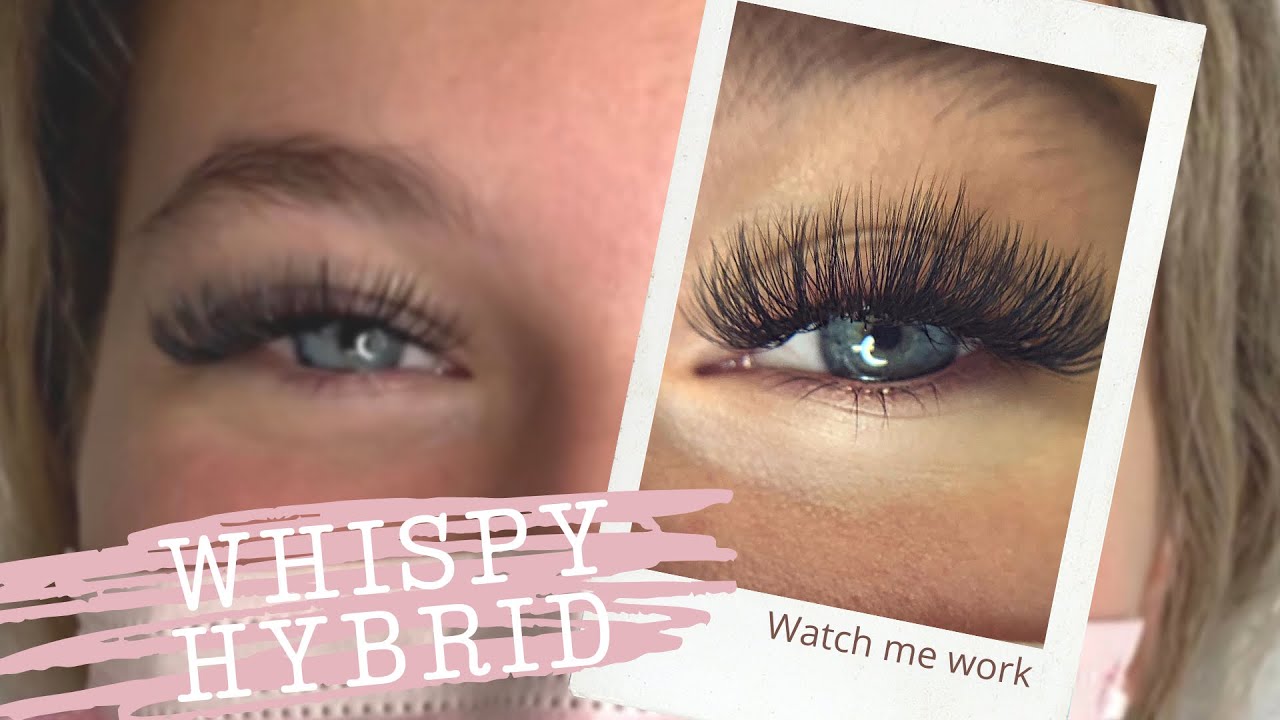 How to Create the PERFECT WHISPY HYBRID lash set (with mapping) | Watch me work