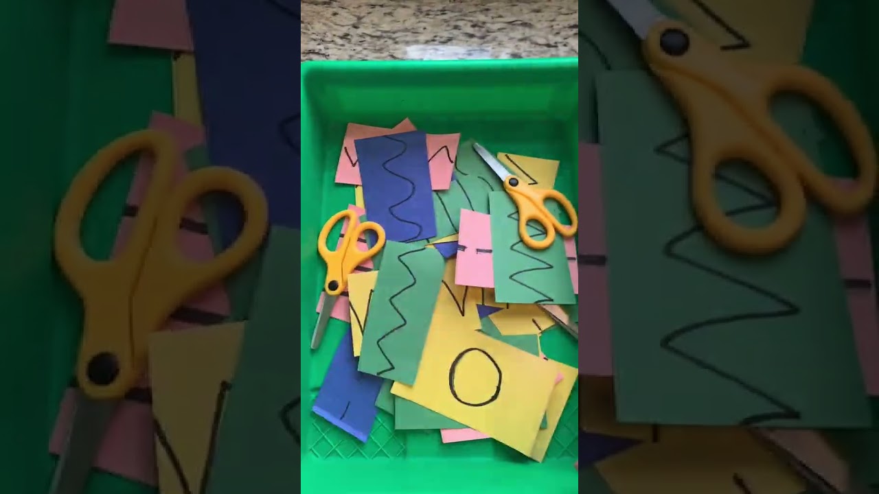 Scissor Cutting Box | Fine Motor KIDS Activity
