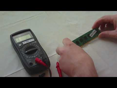 How to check RAM with Multimeter.