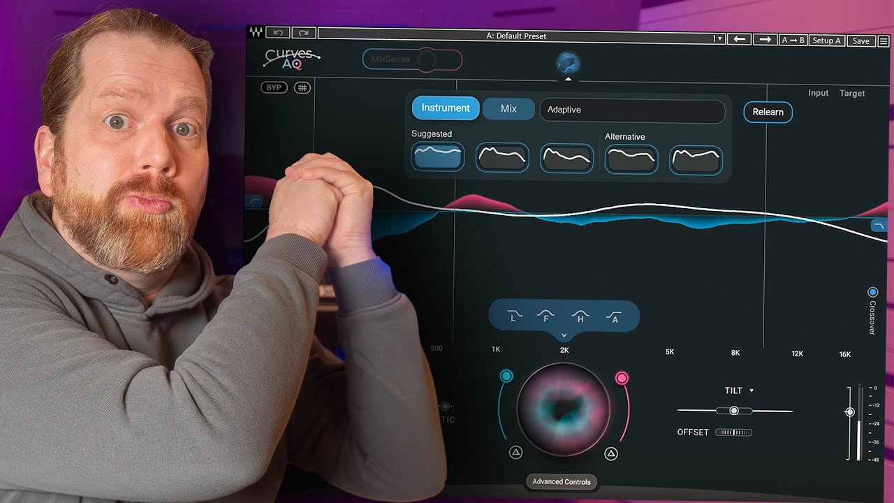Waves does a BIG swing at smart EQ .. and misses - Curves AQ review