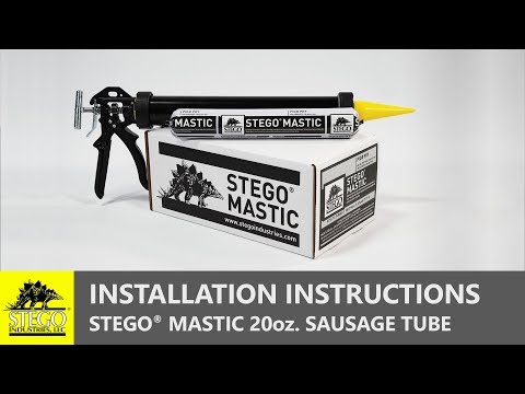 STEGO® MASTIC | Tips on How to Use a Sausage Caulking Gun
