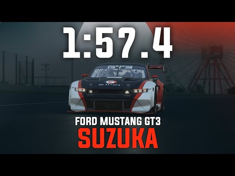 Suzuka 1:57.4 - Ford Mustang GT3 - GO Setups | ACC 1.10.3
