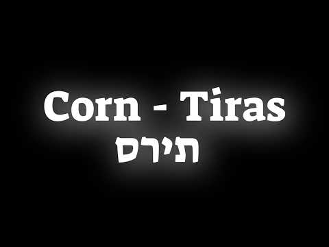 How to pronounce the vegetable Corn - Tiras תירס in Hebrew