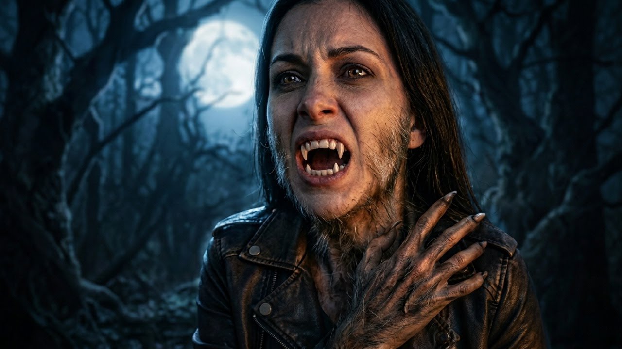 Female Werewolf Transformation Comic Veo 3 Full Animation