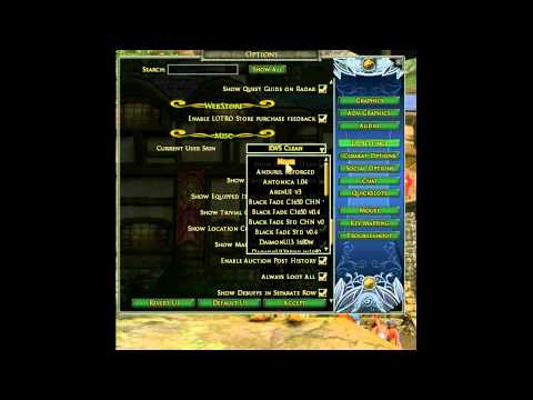 LOTRO UI Settings | Gondor Awaits