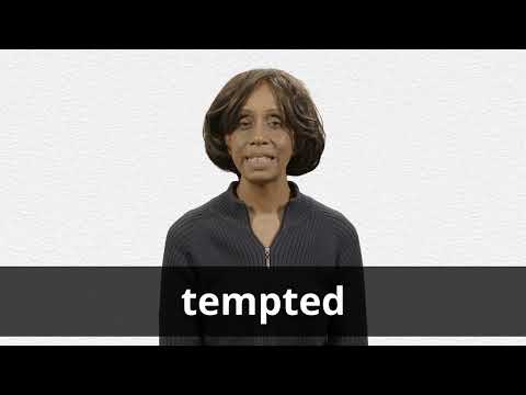 TEMPTED - Definition & Translations | Collins English Dictionary