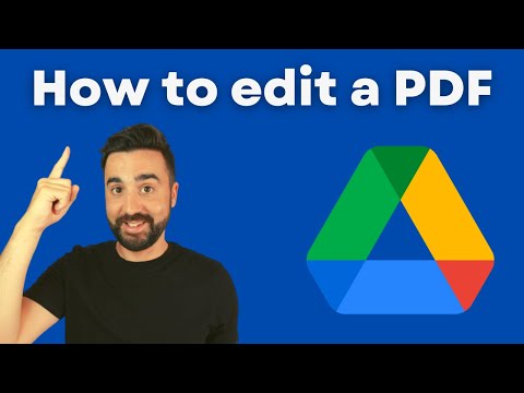 How to Edit a PDF in Google Drive