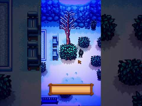 How to Find Shadow Figure | Winter Quest ?!?#tutorial #stardewvalley #shorts #chillvibes