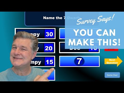 EASILY Create a Family Feud Game | FREE PowerPoint Template!