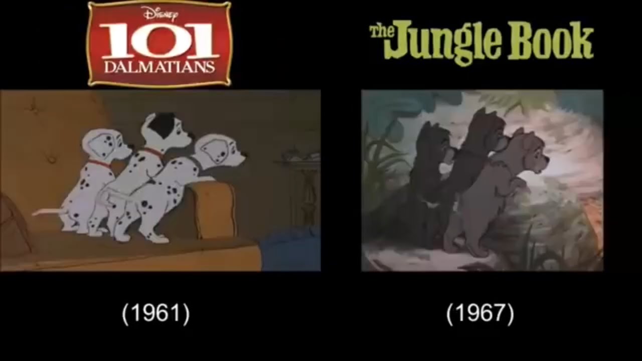 Recycled Disney Animation Compilation #1-4 (All in one!)