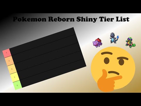 Gen 1 Shiny Tier List! (Pokemon Reborn)