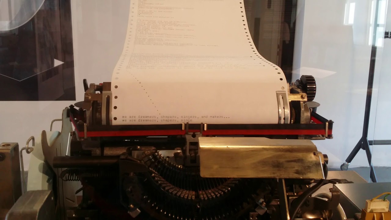 Teletype connected to the GSM network