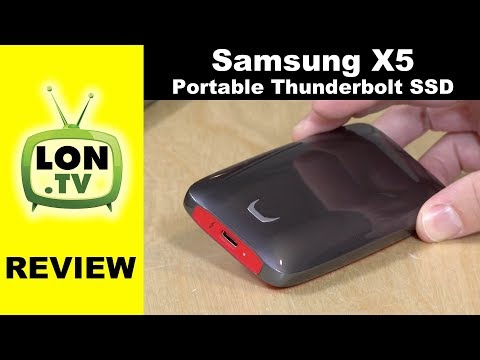 Samsung X5 Portable SSD Review - Thunderbolt 3 NVMe Performance Drive vs T5