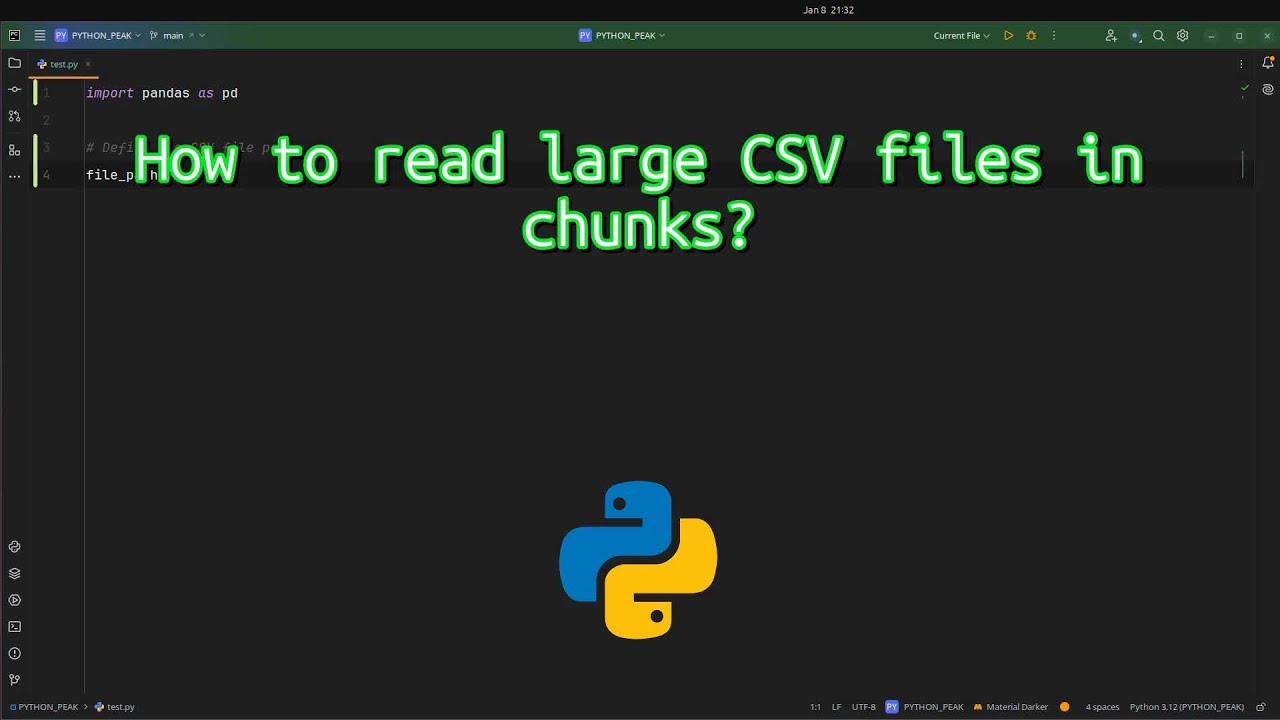 How to read large CSV files in chunks? Hack for Reading Large CSV Files Efficiently in Python
