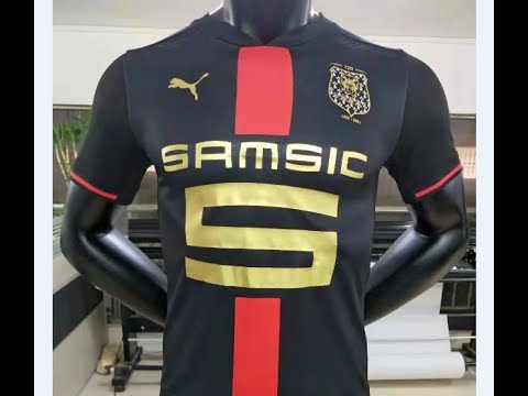 player version 20 21 Stade Rennais 120th Anniversary soccer jersey size S 2XL