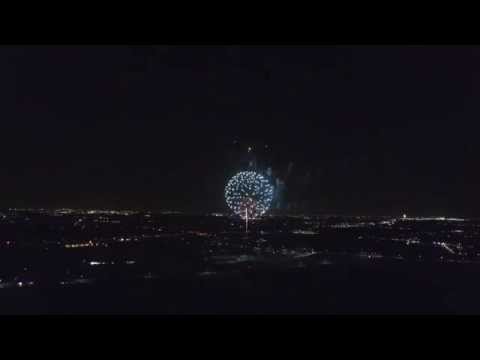 DJI Inspire@McKinney TX,Fireworks for 4th of July McKinney TX - Red, White and Boom