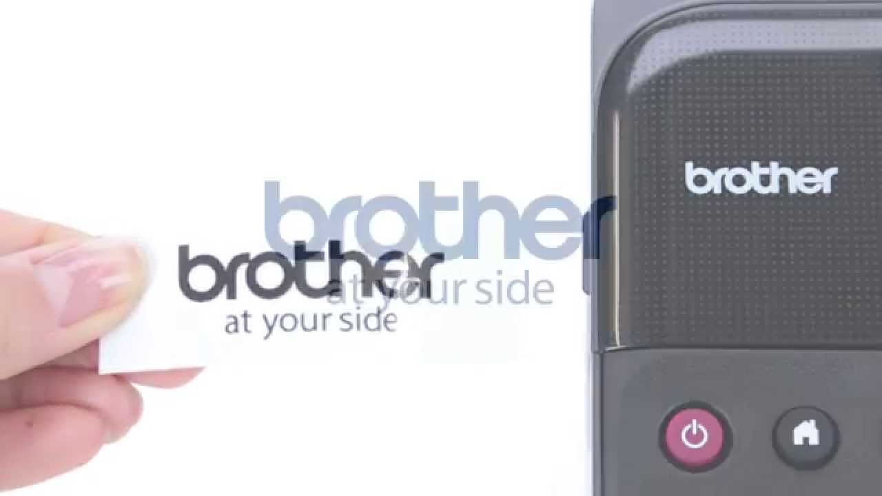 Brother P-Touch: How To Add Logo