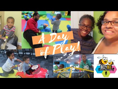 THE PARENTS HAD MORE FUN! || Bizzy Bee Indoor Play Center || USA to Germany Adventures January 2020
