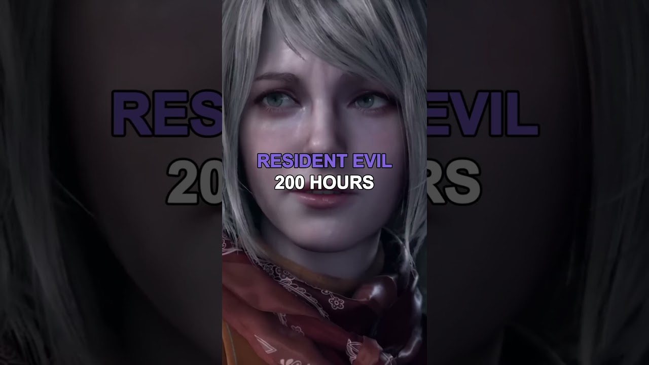 How Long It Takes To Complete Game Series #shorts #gaming #thelastofus #godofwar #residentevil #rdr