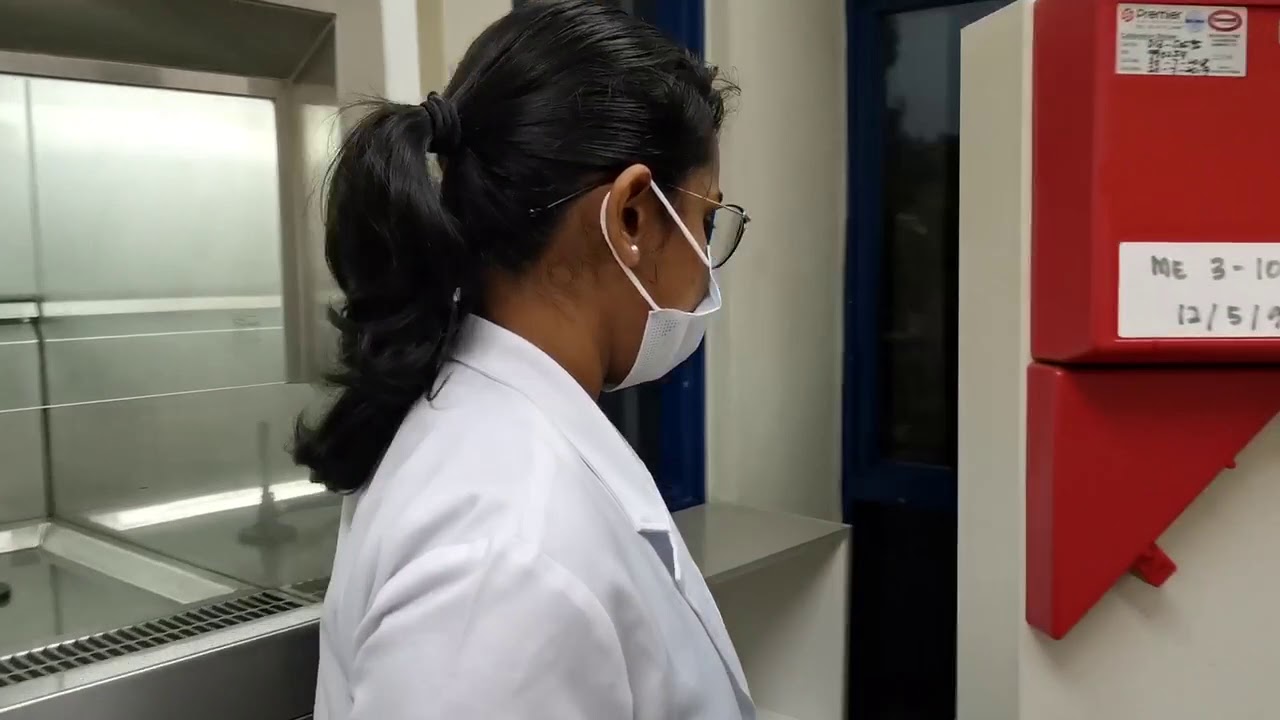 Handling pus sample