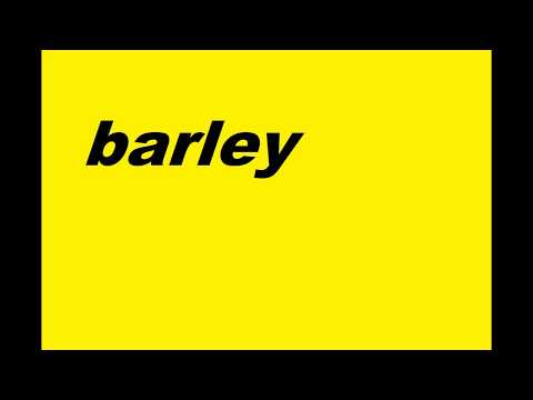 barley Meaning