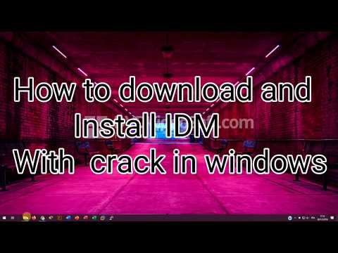 how to download and install idm With crack in Windows #100%Work
