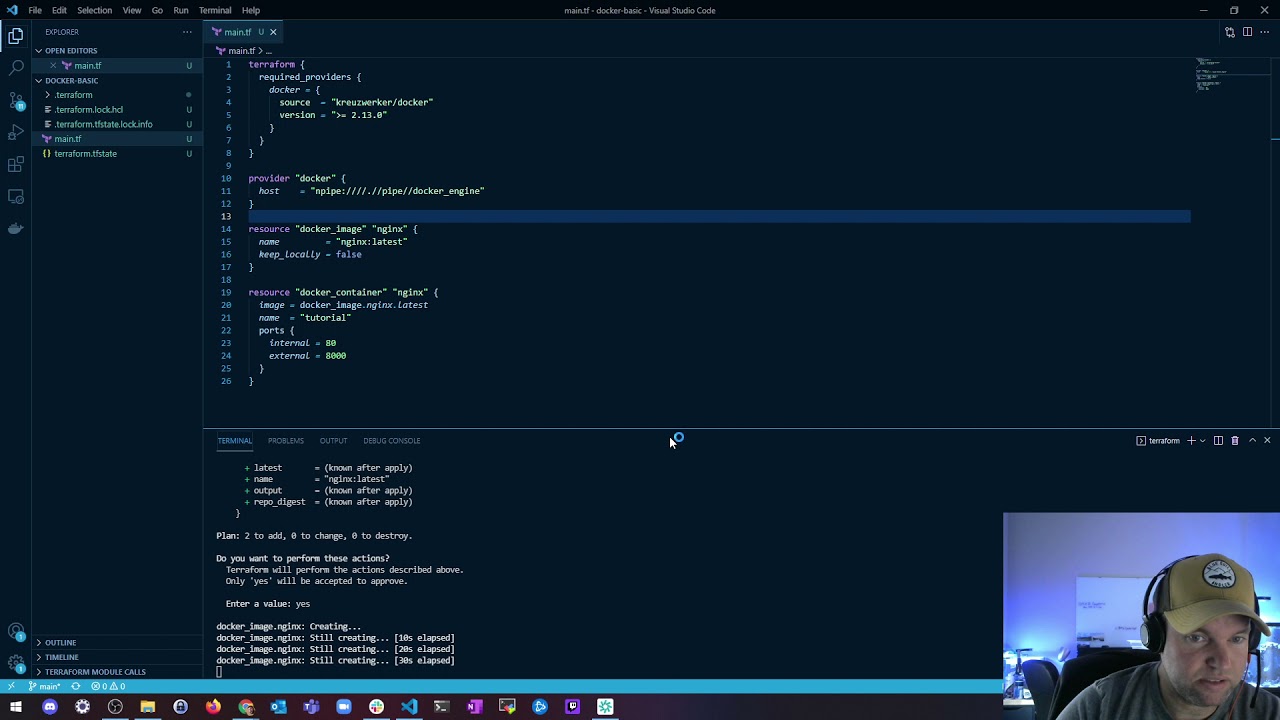 1.4 Learn Terraform by Deploying a Basic Docker Container