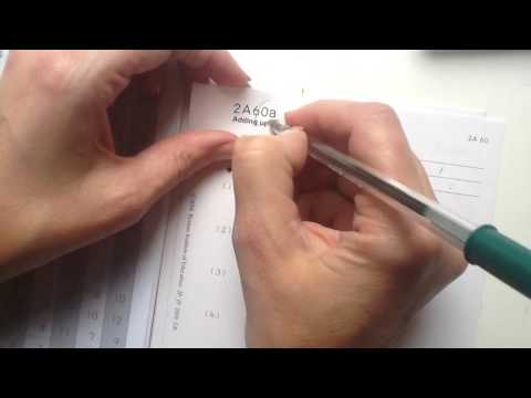 Marking Kumon Maths