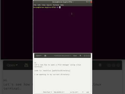 How to open file manager in linux using terminal | nautilus command | Codefixx | The Web solution
