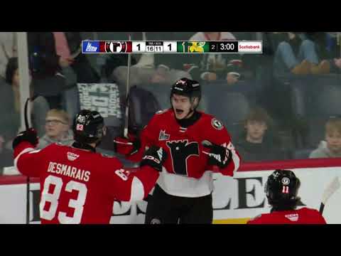 Voyez le premier but de Raphaël Messier dans la LHJMQ! 13 01 2024