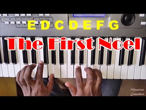 How To Play The First Noel - Easy Piano Tutorial - Christmas Song