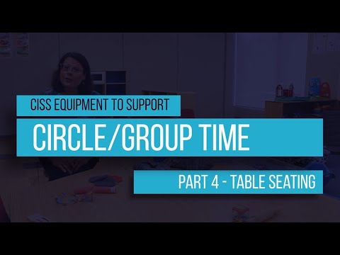 CISS Equipment to Support Circle/Group Time – Part 4 – Table Seating ...
