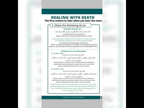 Dealing with Death of Muslim - Dua for Deceased | Islamic Hadith Prayer for Forgiveness Raising Rank
