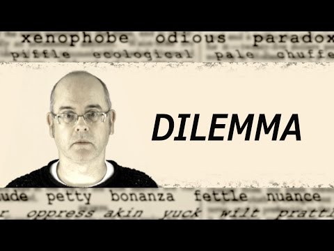 What does DILEMMA mean? English word definition