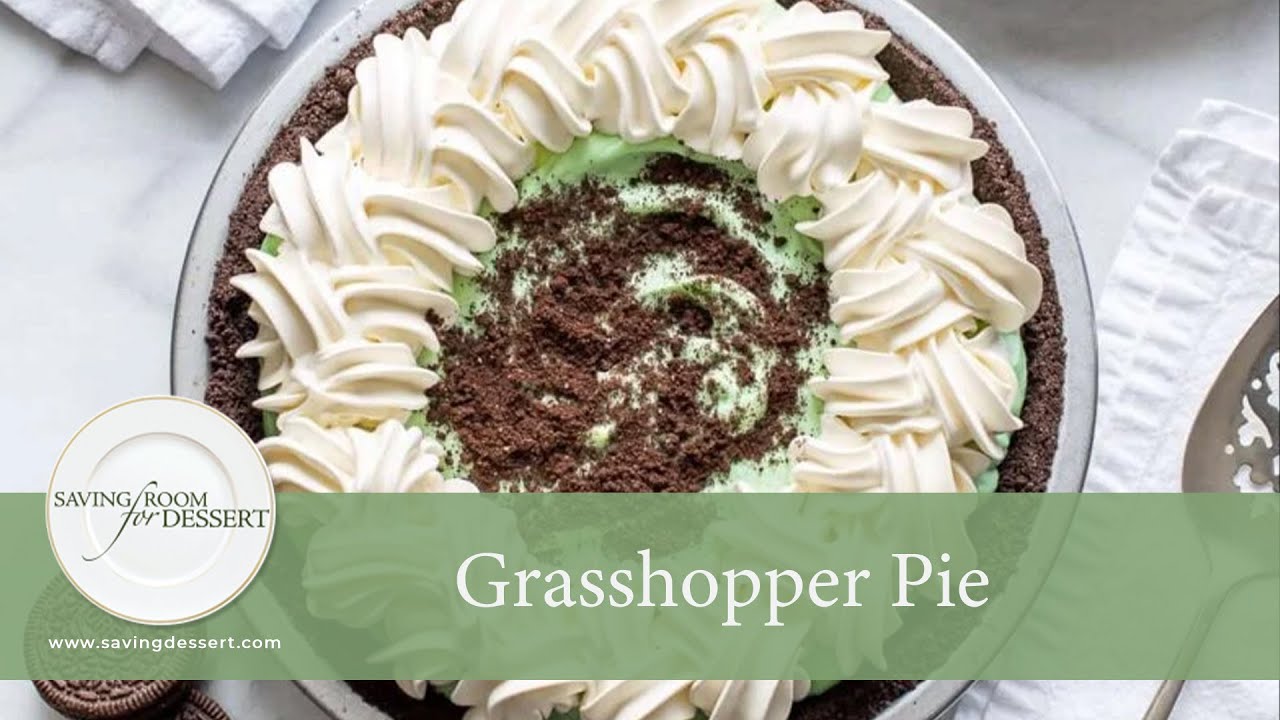 Creamy and Delicious Grasshopper Pie