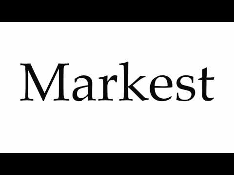 How to Pronounce Markest
