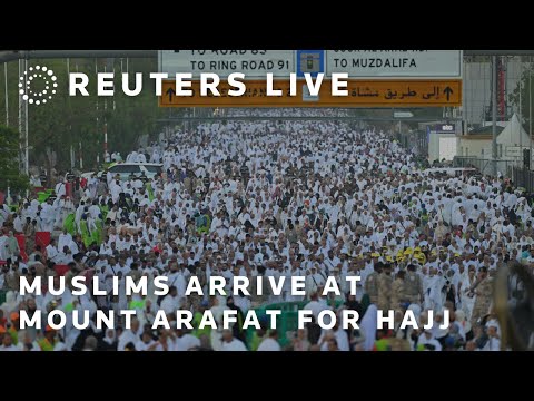 LIVE: Muslim pilgrims start settling in Arafat