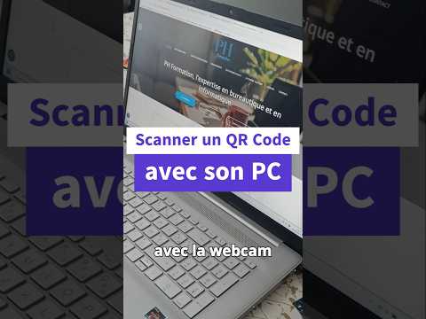 Scanner un QR Code avec son PC 🖥️🏆 #shorts #astuce #pc #ordinateur #qrcode #webcam #phformation