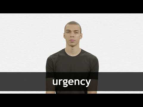 URGENCY definition in American English | Collins English Dictionary