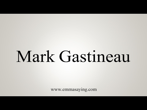 How to Pronounce Mark Gastineau