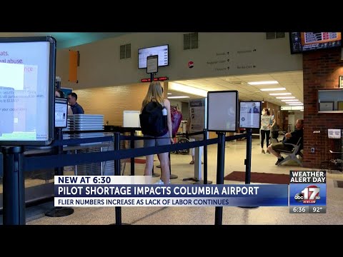 Columbia airport facing setbacks due to national pilot shortage