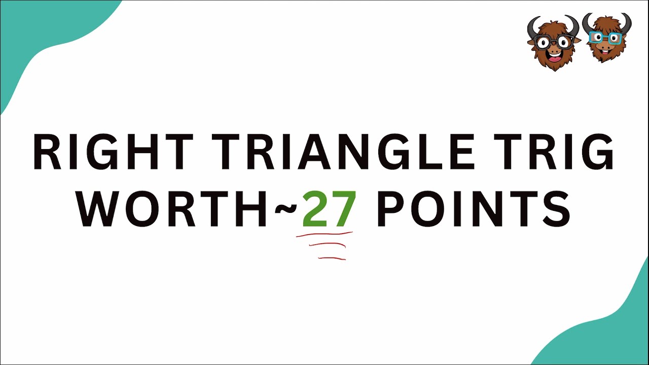 SAT Math: Right Triangle Trigonometry