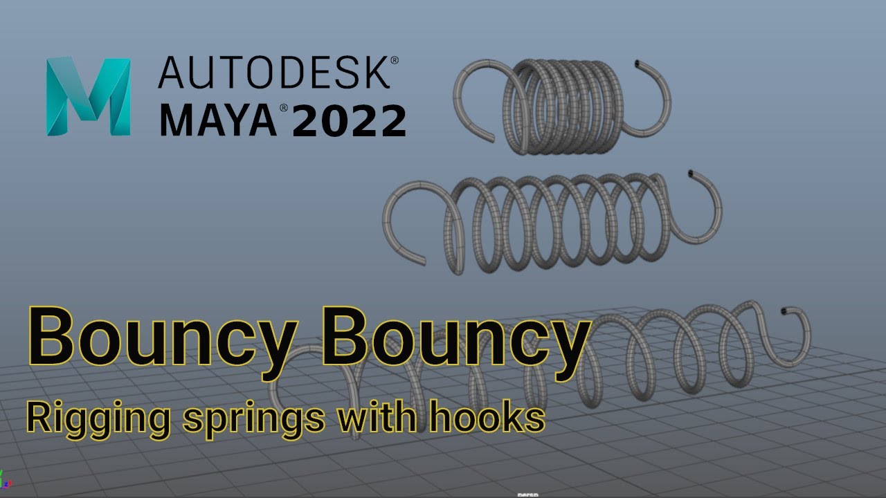 Maya 2022 Rigging springs tutorial