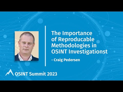 The Importance of Reproducable Methodologies in OSINT Investigations