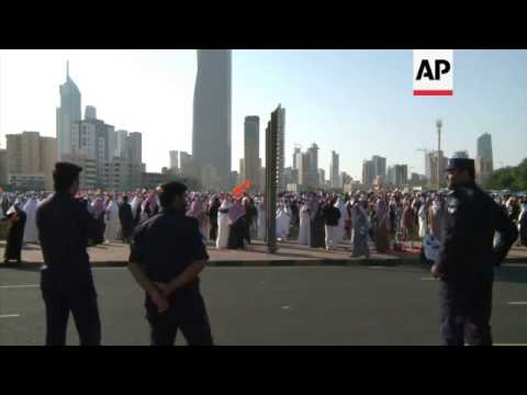 Opposition demonstration ahead of parliamentary elections
