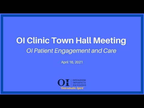 April 2021 OI Clinic Town Hall